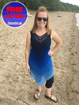 12 Crochet beach cover up free pattern