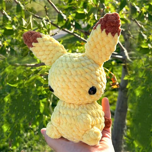 Free PDF pika pikachu crochet pattern